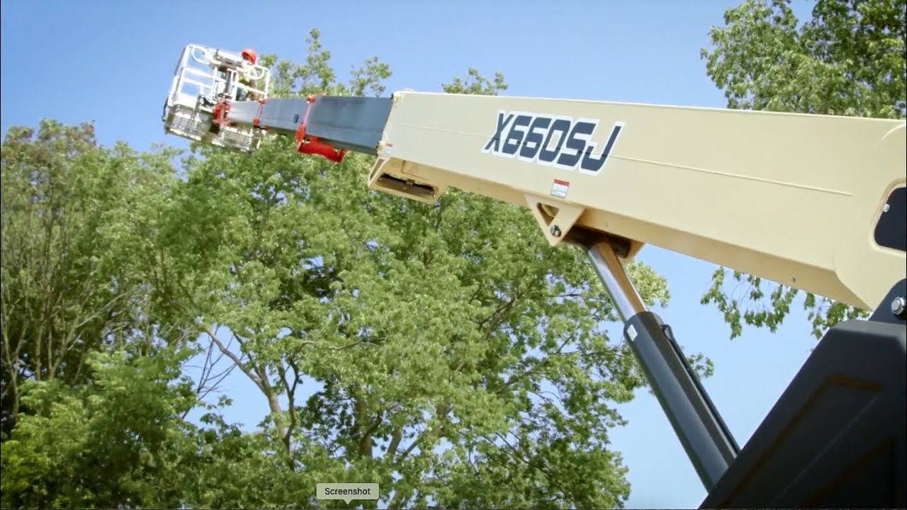 JLG® X660SJ Plataforma elevadora sobre orugas compacta | Conexiones de ...