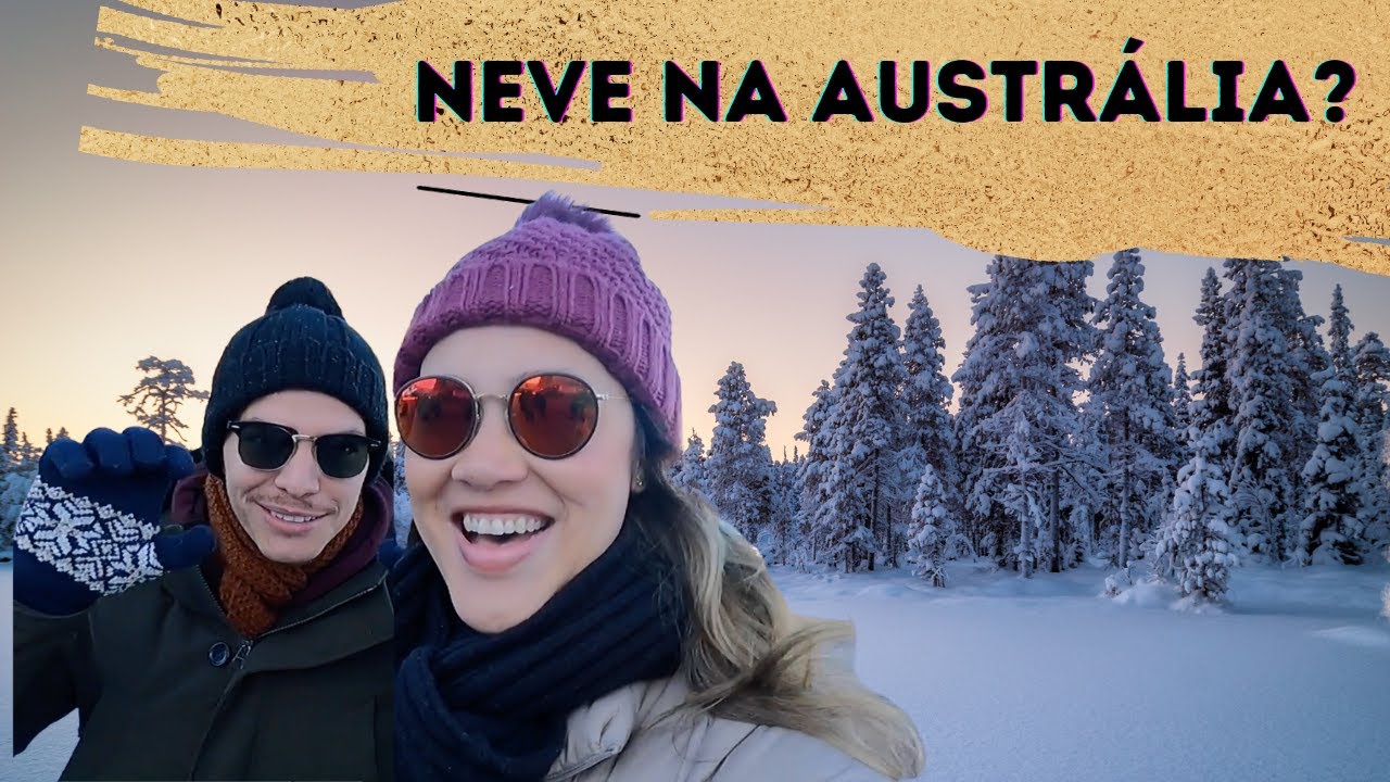 VI NEVE EM UMA MONTANHA PERTO DE MELBOURNE | Vida na Austrália - YouTube