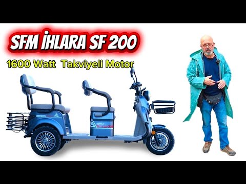 Sfm ihlara sf 200 Elektrikli Güçlü Moped