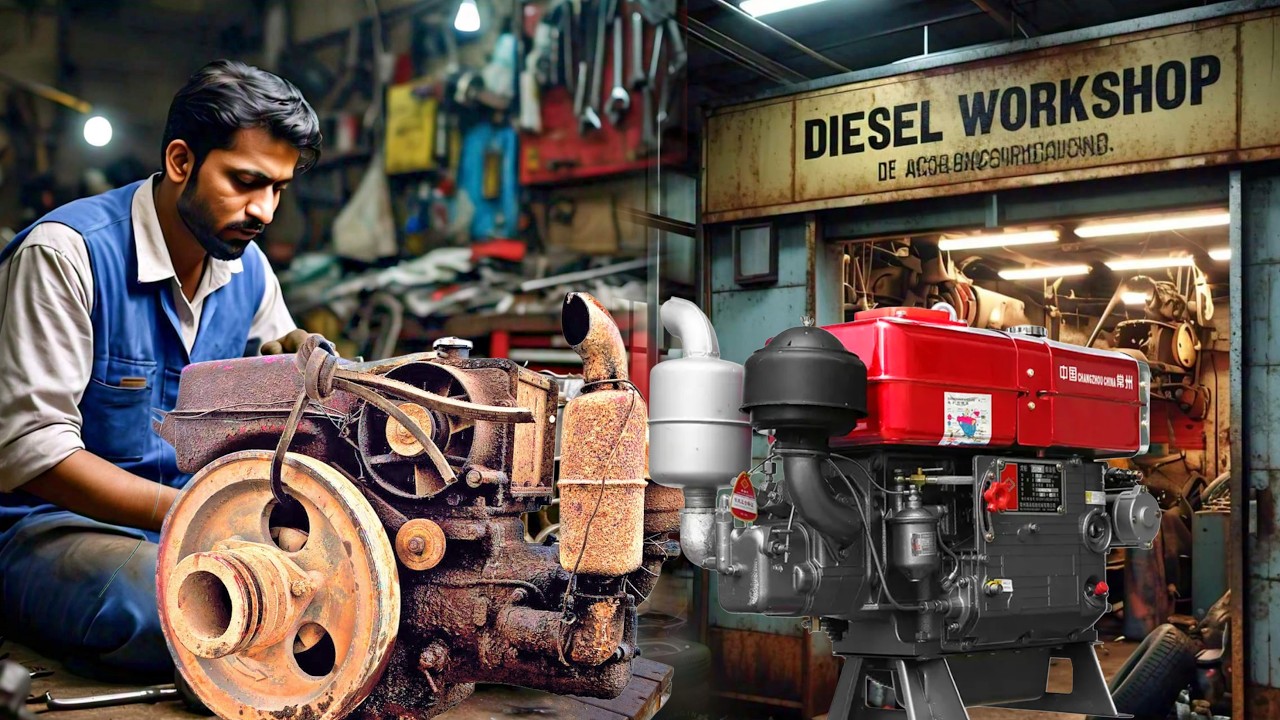 Master AutoEngineer Reveals Secrets to RESTORING Diesel Engines - YouTube