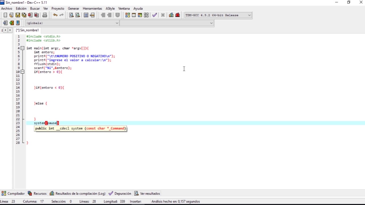 Uso y planteamiento de la lógica para tomar decisiones usando IF-Else ...