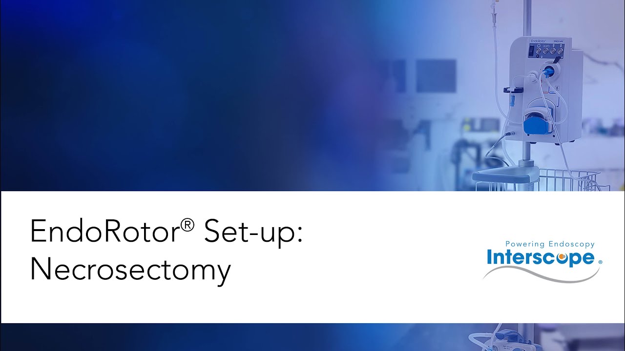 EndoRotor Set-up: Necrosectomy - YouTube