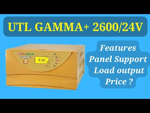 UTL Gamma plus 2600 mppt pcu #solarenergy #utlsolar #gammapluspcu # ...
