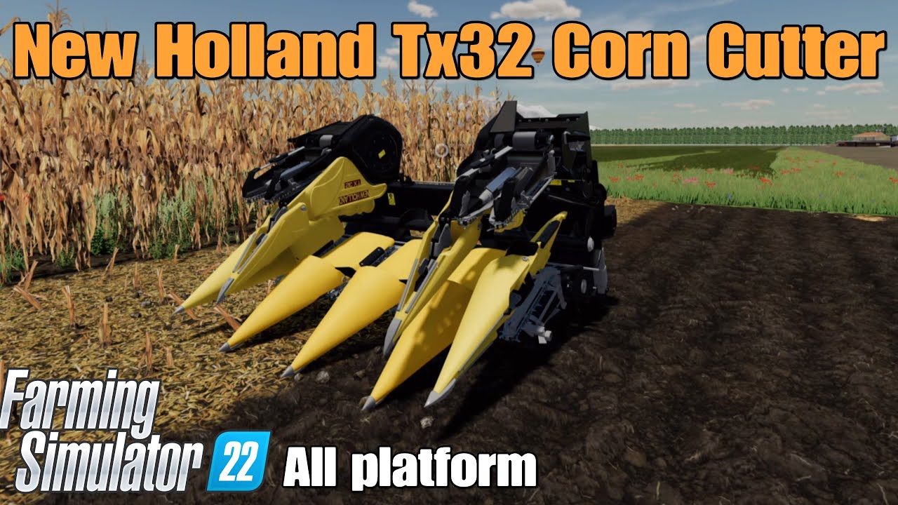 New Holland Tx32 Corn Cutter / FS22 mod for all platforms - YouTube