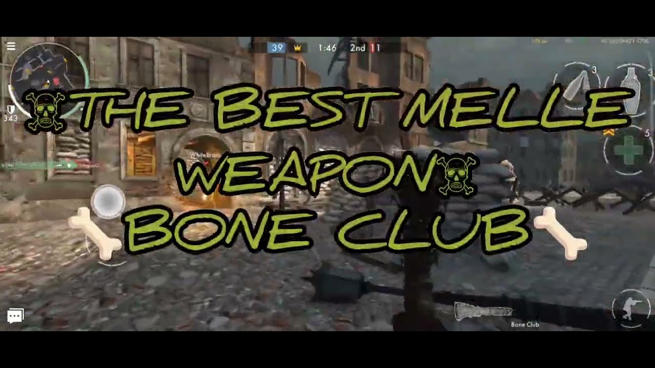 World War Heroes BEST MELLE WEAPON FOR ALL LEVEL PLAYERS🦴BONE CLUB🦴 #worldwarheroes - YouTube