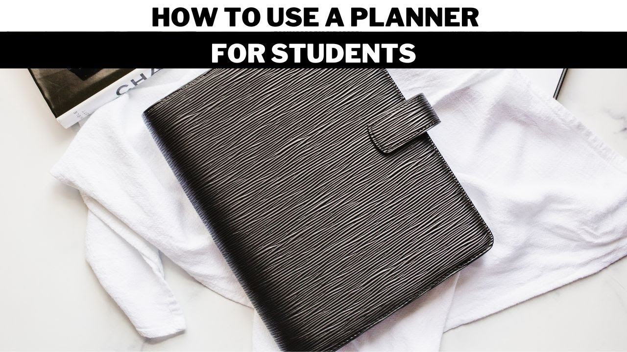 How to use a planner for students - YouTube
