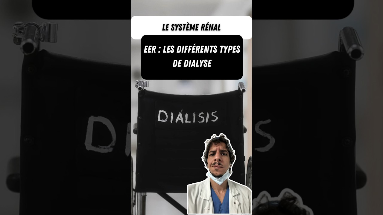 Le système rénal et les différents types de dialyse #dialysis # ...