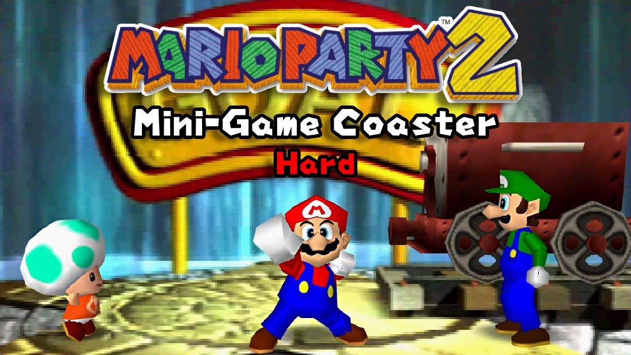 Mario Party 2 - Mini-Game Coaster (Hardest Difficulty) - YouTube