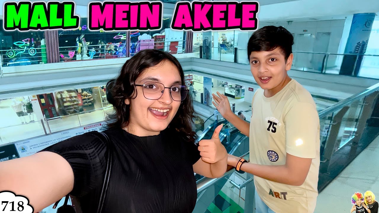 MALL MEIN AKELE | Movie Masti Horror Games | Aayu and Pihu Show - YouTube
