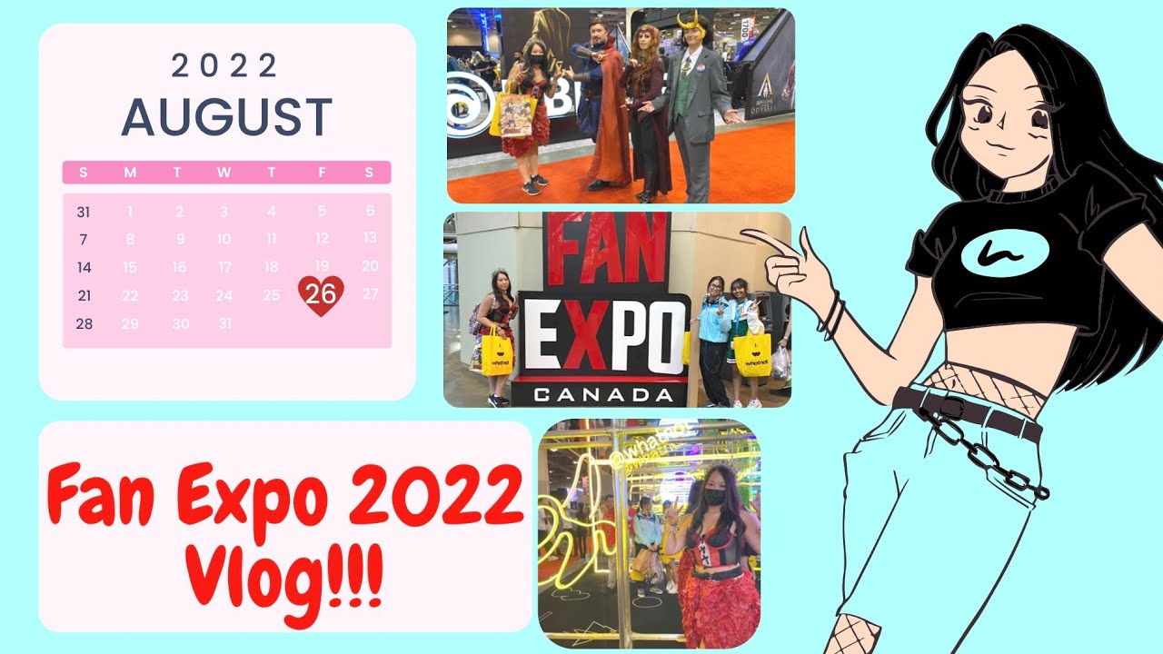 FAN EXPO CANADA 2022 VLOG!!! (PART 1)😆 - YouTube