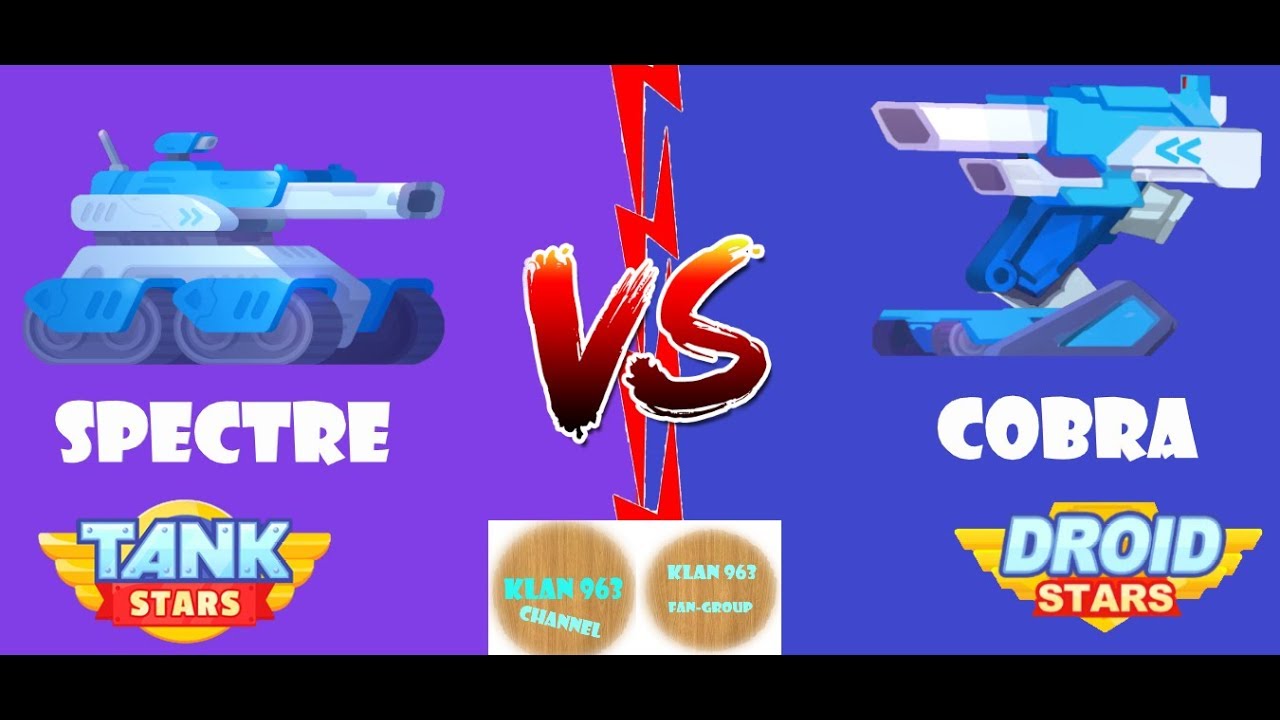 Droid Stars VS Tank Stars: Spectre VS Cobra - YouTube
