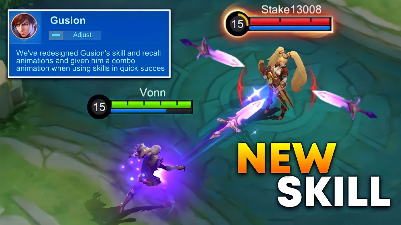 GUSION NEW UPDATE! 3 DAGGERS = NO MISS😱 - YouTube