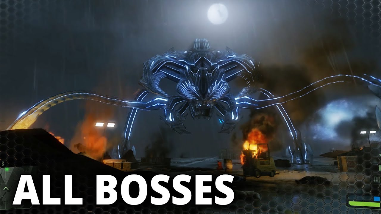 Crysis Remastered - ALL BOSSES & Ending - YouTube