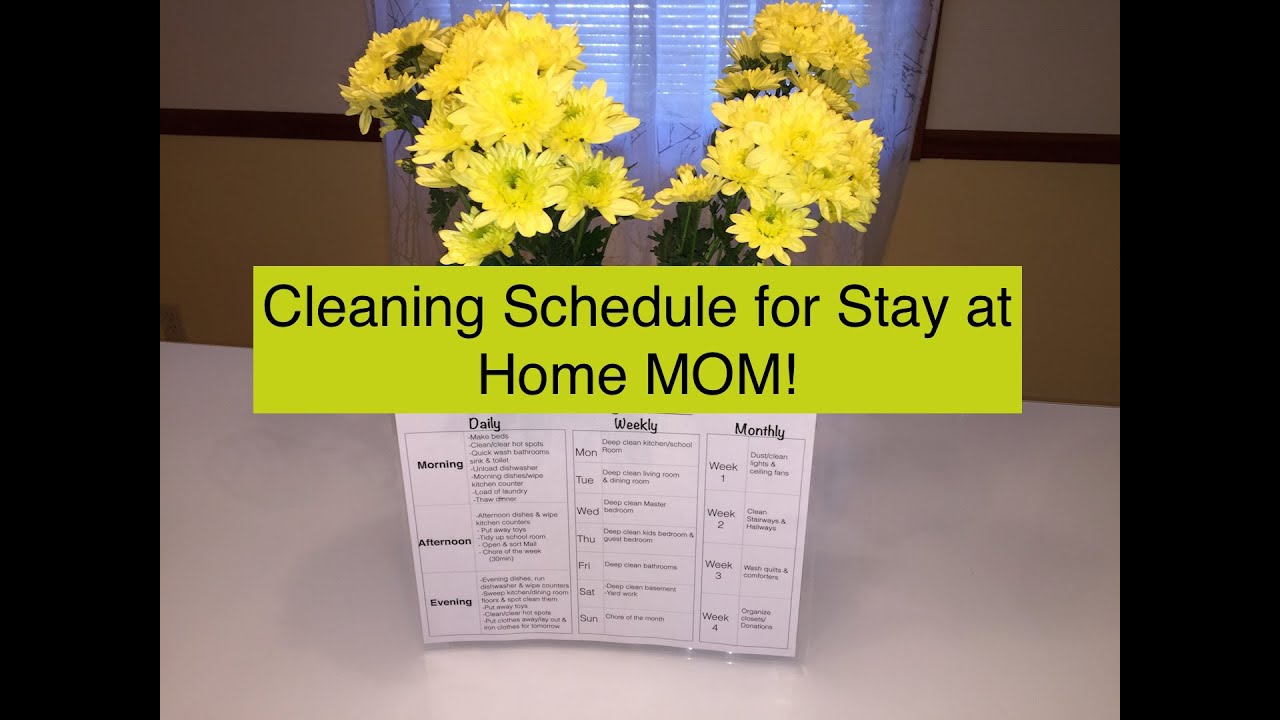 Cleaning Schedule For Stay At Home Moms YouTube cleaning-schedule-for-stay-at-home-moms-youtube