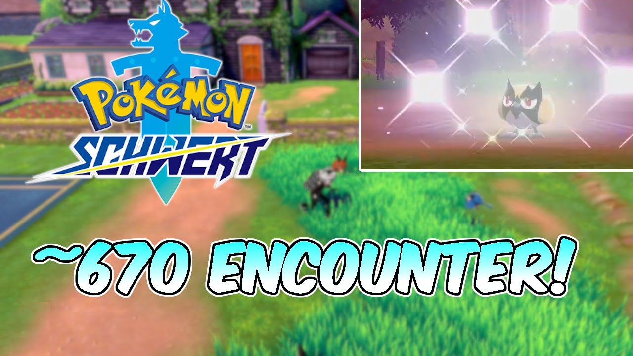 SHINY MEIKRO/ROKIDEE After ~670 Encounters! ★ REACTION! ★ Pokémon Sword ...