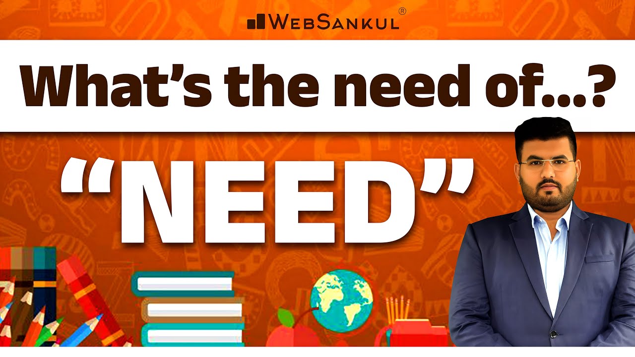 What's the need of ? | NEED | English Grammar | CCE | Constable | PSI ...