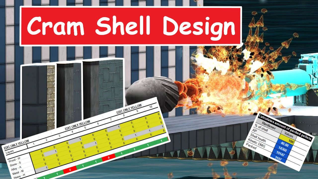 From the Depths - Cram Cannon Shell Calculator V1 (link in description ...