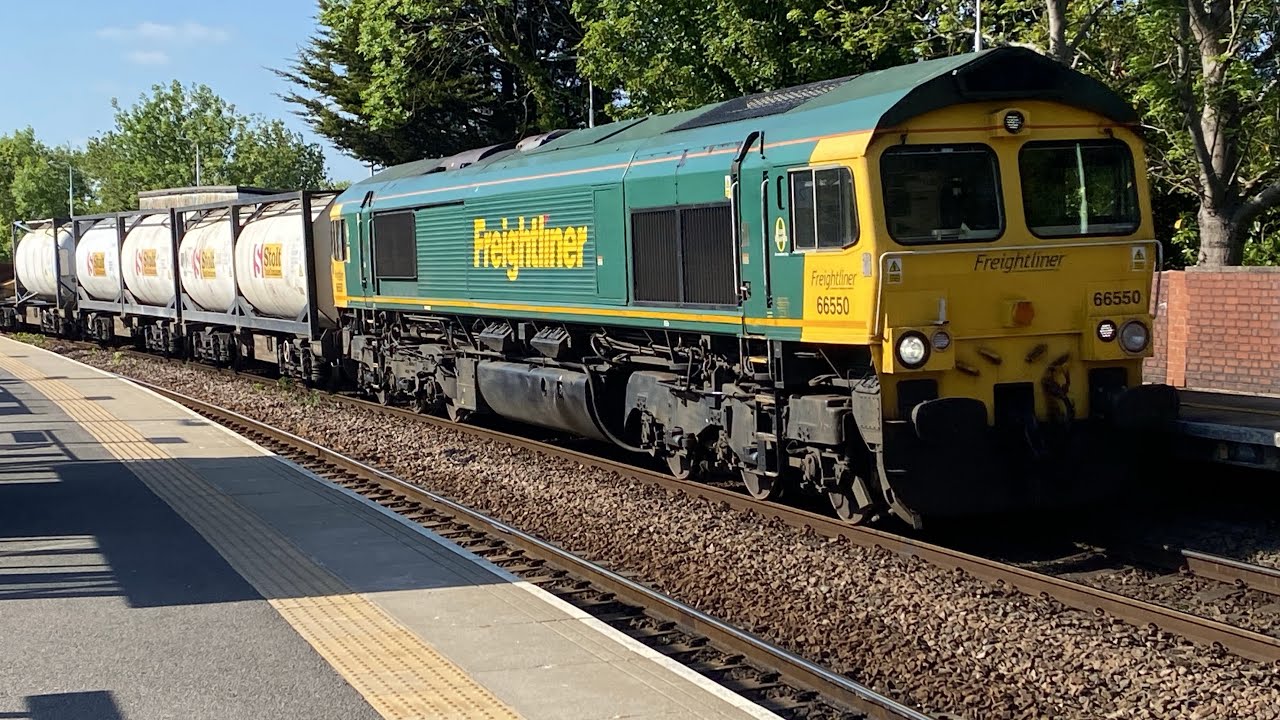 Sand train, Freightliner, DB cargo Plasmor 69010, 66550, 66137 details ...