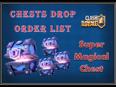 Clash Royale - Chests Drop Order List | Super Magical Chest | 宝箱掉落表 ...