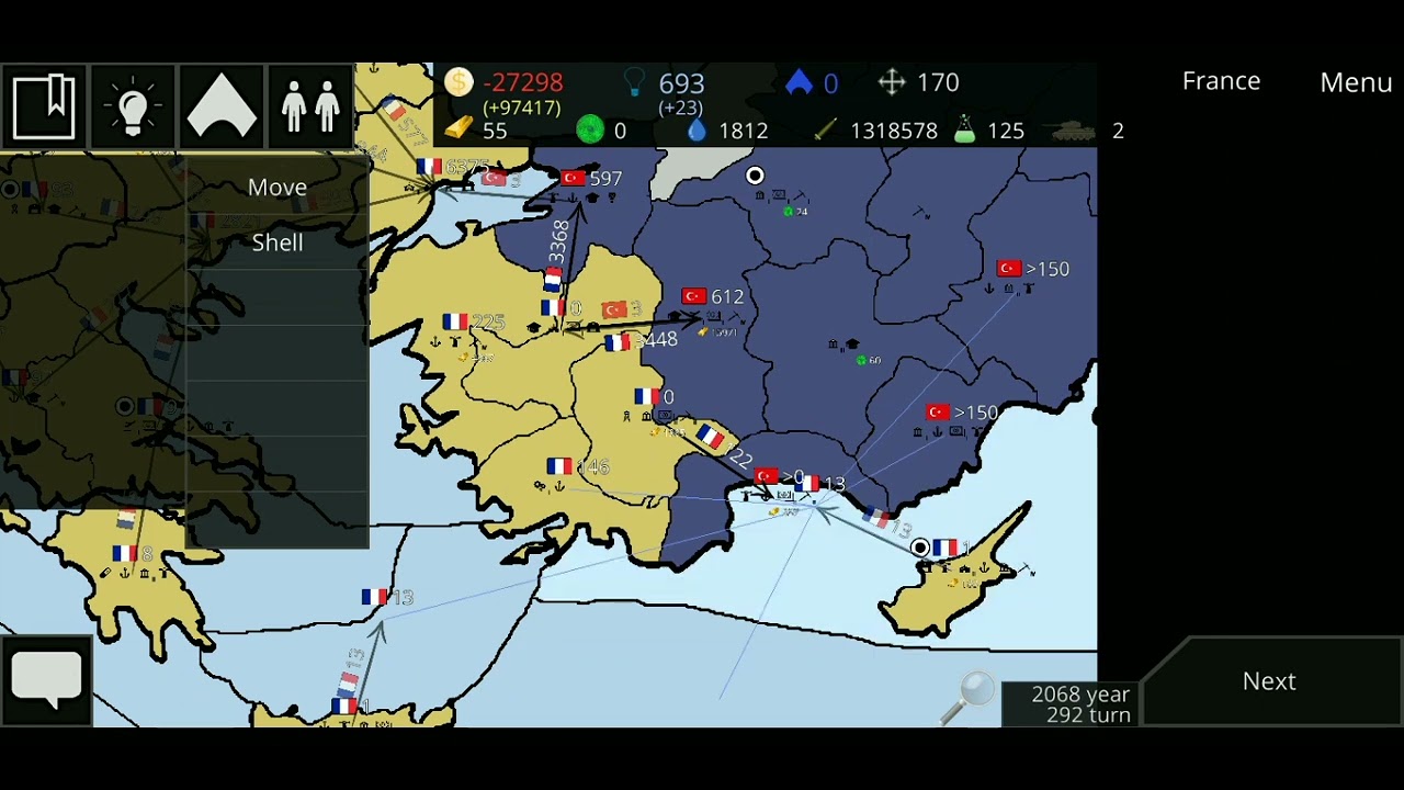 Trying to conquer the whole europe+some part of russia... - YouTube