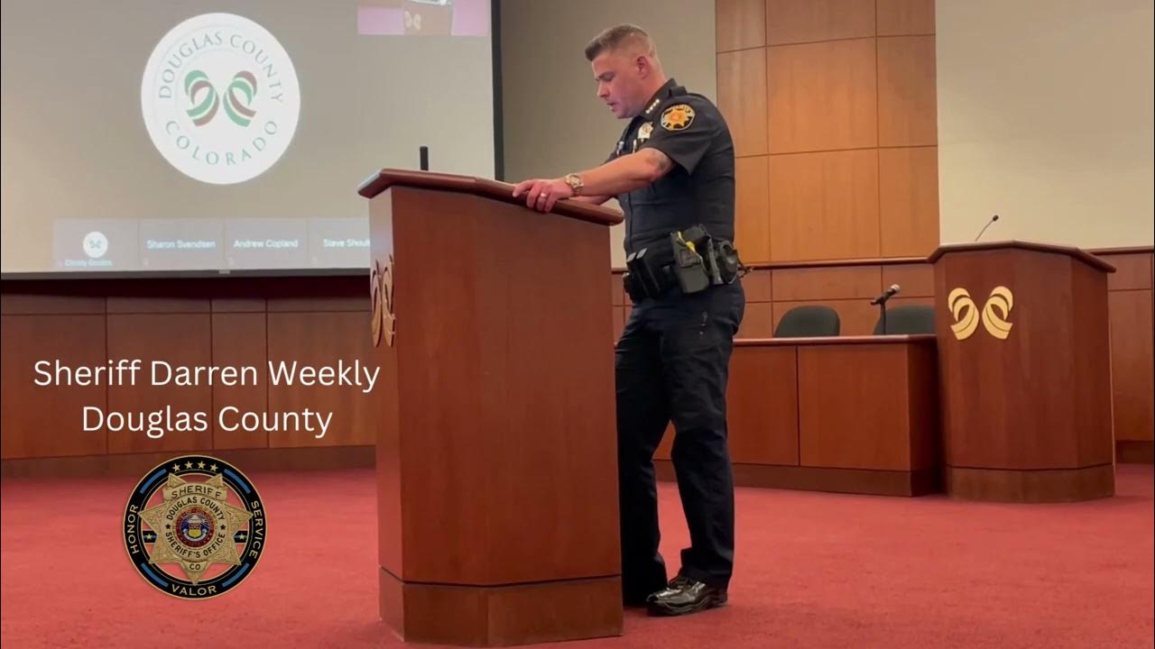 Sheriff Darren Weekly Douglas County - YouTube