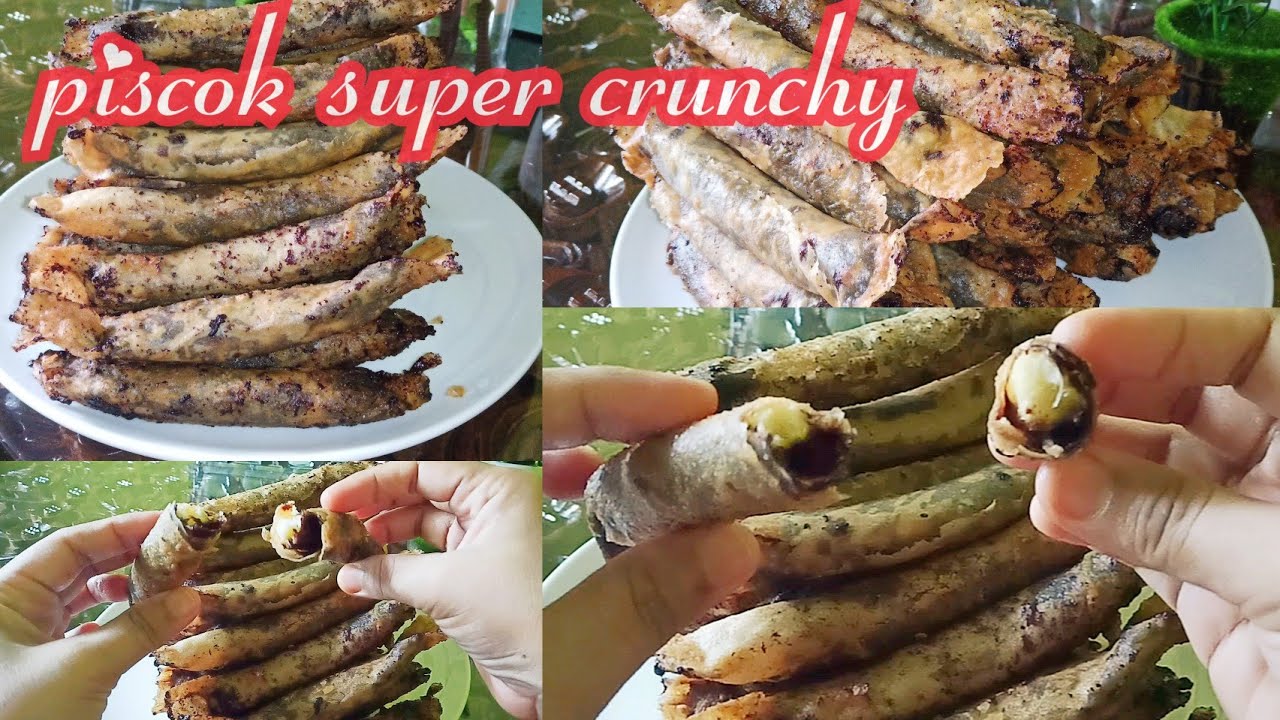 Resep membuat lumpia pisang coklat lumer | piscok lumer - YouTube