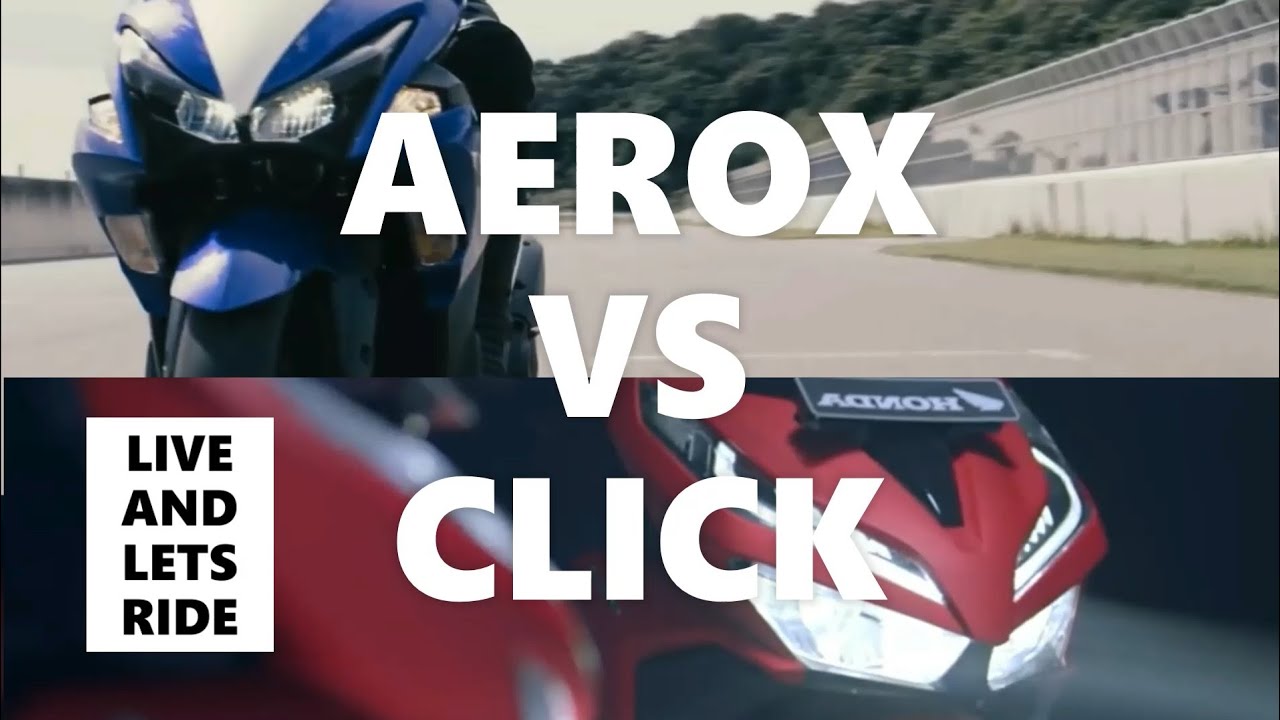 Yamaha Aerox 155 VS Honda Click 150 | Quick Overview And Comparison ...