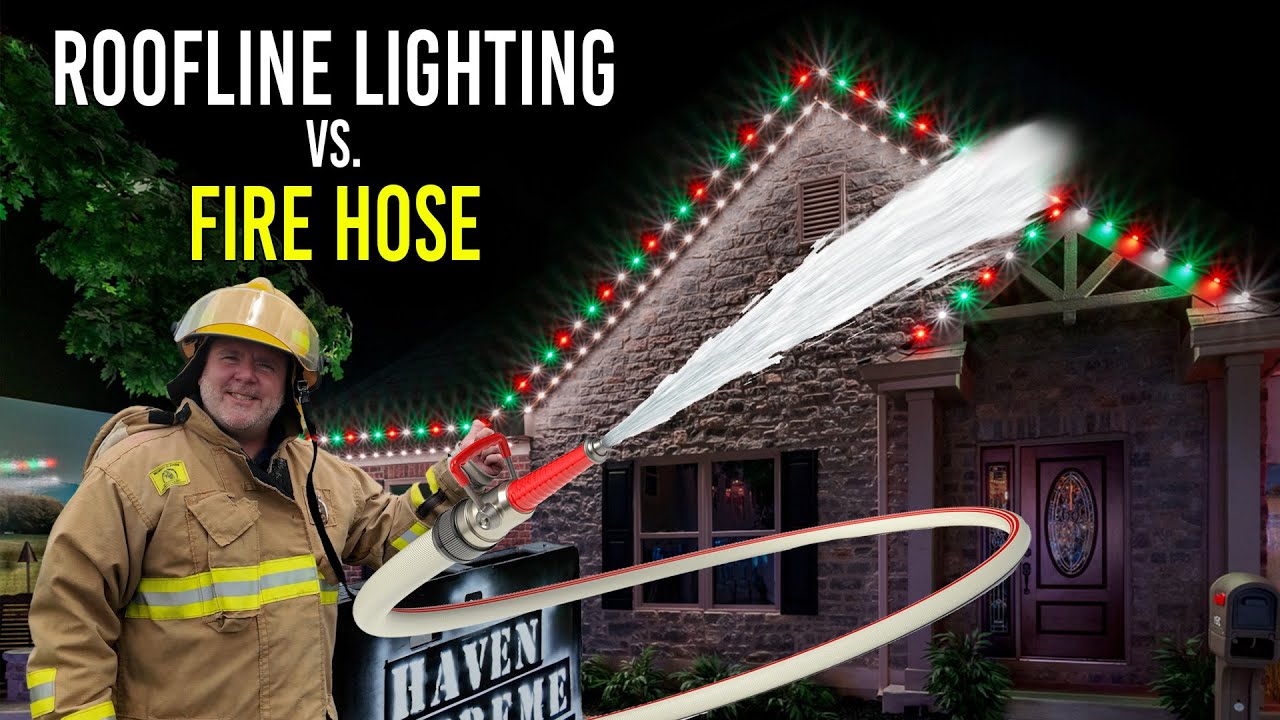 Can Our Lights Survive A Fire Hose? 💦 - YouTube