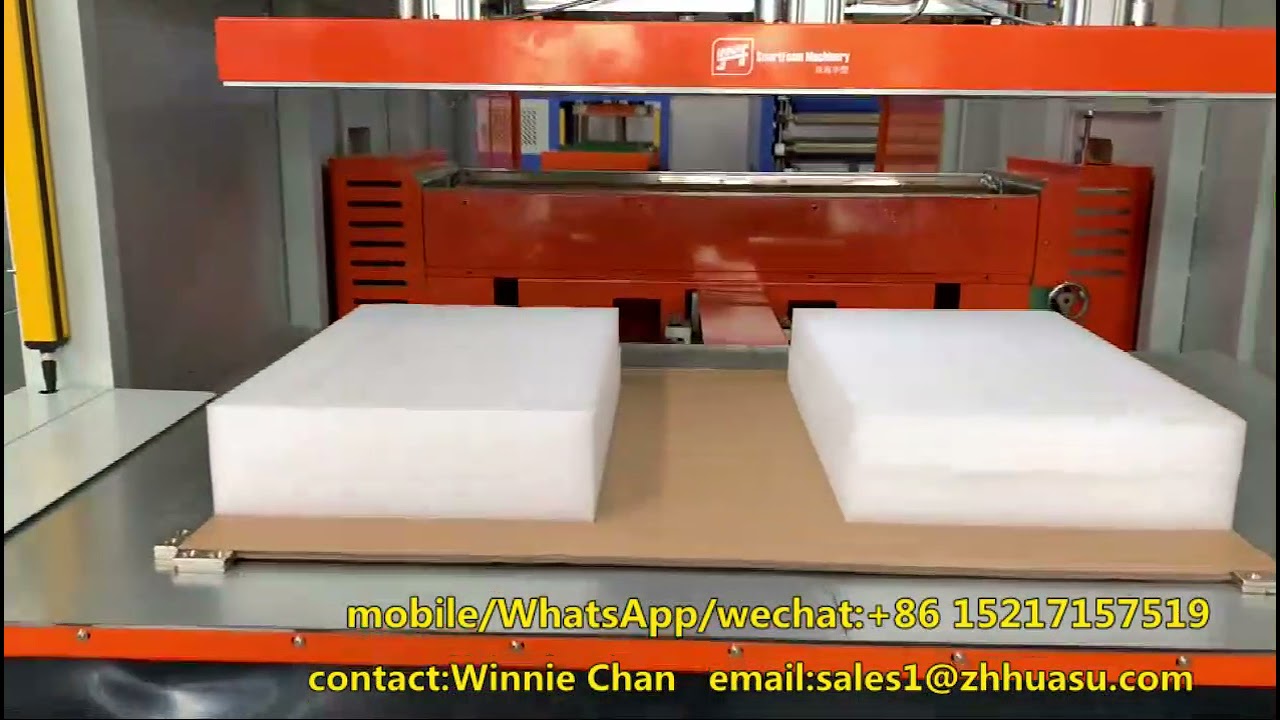 Smart hot plate from SmartFoam Machinery - YouTube