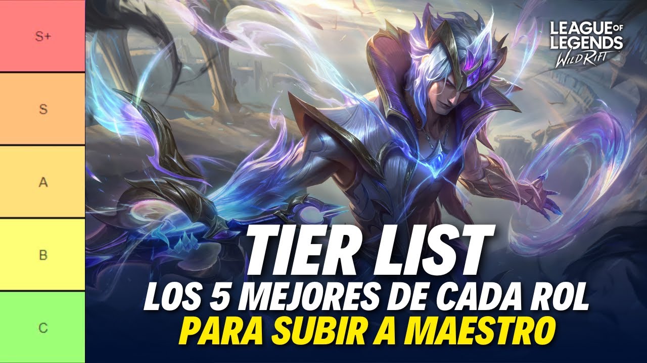 TIER LIST PARCHE 6.1D DE WILD RIFT: LOS 5 MEJORES CAMPEONES DE CADA ROL ...