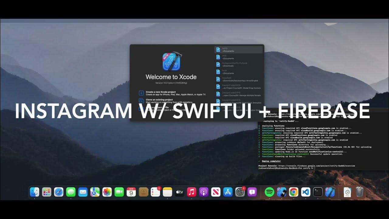 Instagram SwiftUI || Firebase || MVVM architecture || Part 1 - YouTube