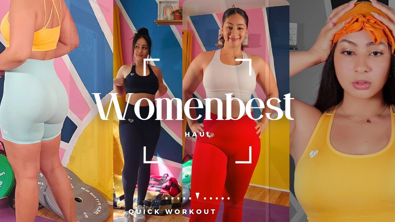 Sweat It Out! Honest Womens Best Workout Clothes Try-On | No Repeat Beginner Friendly workout ...