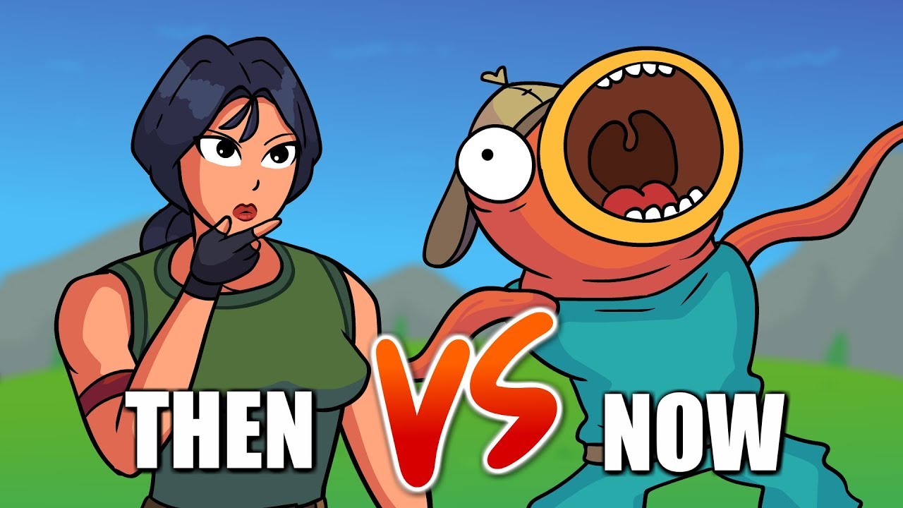 Fortnite Then vs Now - Building (Animation) - YouTube