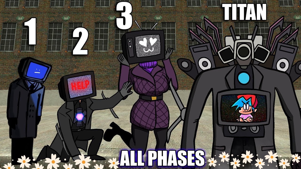 Friday Night Funkin' Vs Skibidi Toilet | TV WOMAN | CAMERAMAN - ALL ...