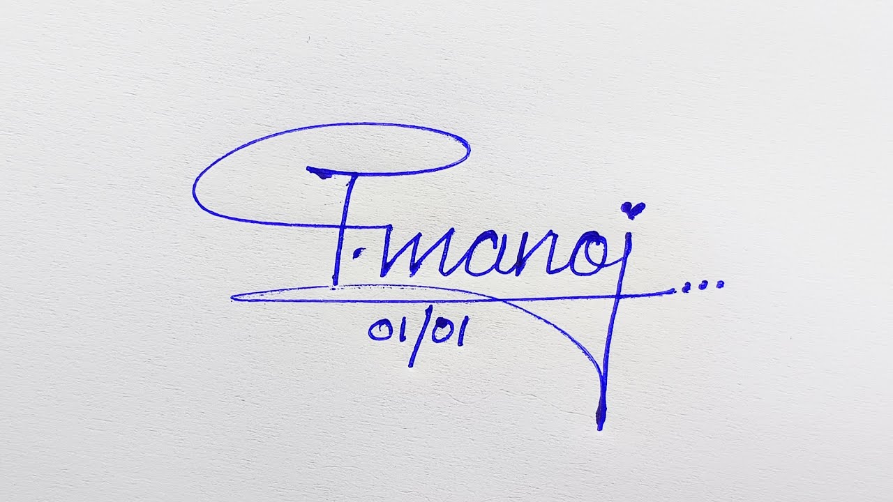 Signature style and design #signature | Stylish signature | Satish ...