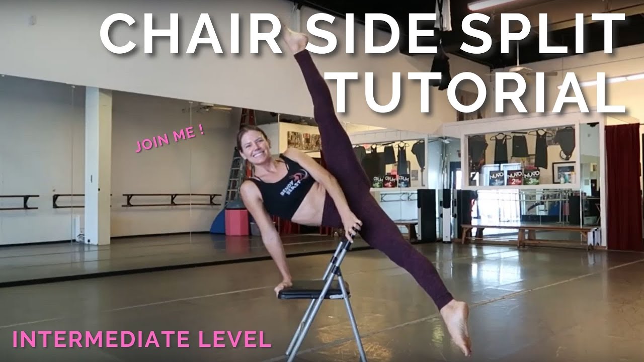 GET FIT & POLE - Chair Dance - Side Split with Stephanie - YouTube