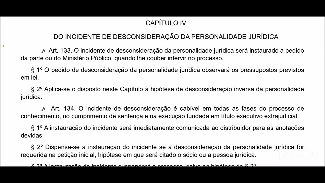 Código processo civil em áudio - artigo 133 a 137 | voz humana - YouTube