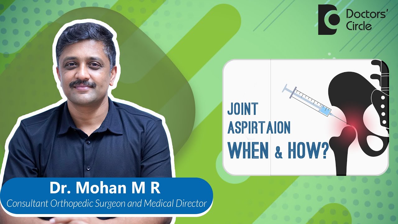 KNEE JOINT ASPIRATION for Arthritis Pain Relief & Diagnosis #jointpain ...