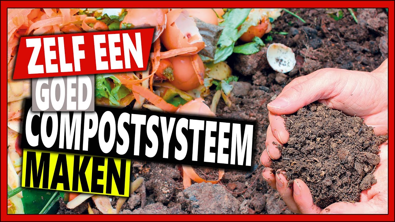 Een goed compost systeem maken | Week 46| Vlog 110 | Je eigen compost ...