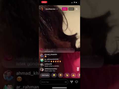 claudiajordan Big BOOBS | İnstagram live
