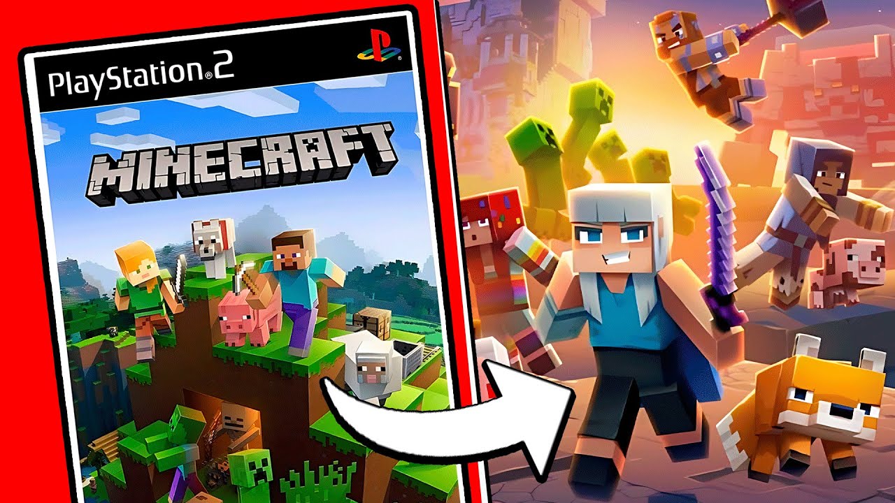 A versão secreta de Minecraft para Playstation 2 - YouTube