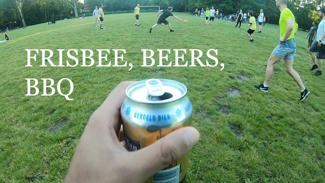 Ultimate Frisbee, Beers, BBQ in Amsterdam - YouTube
