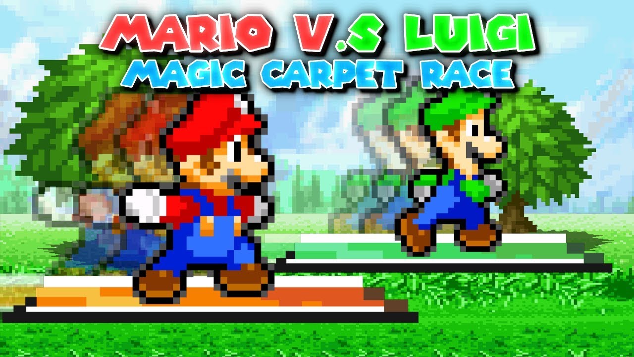 Mario V.S Luigi: Magic Carpet Race - YouTube