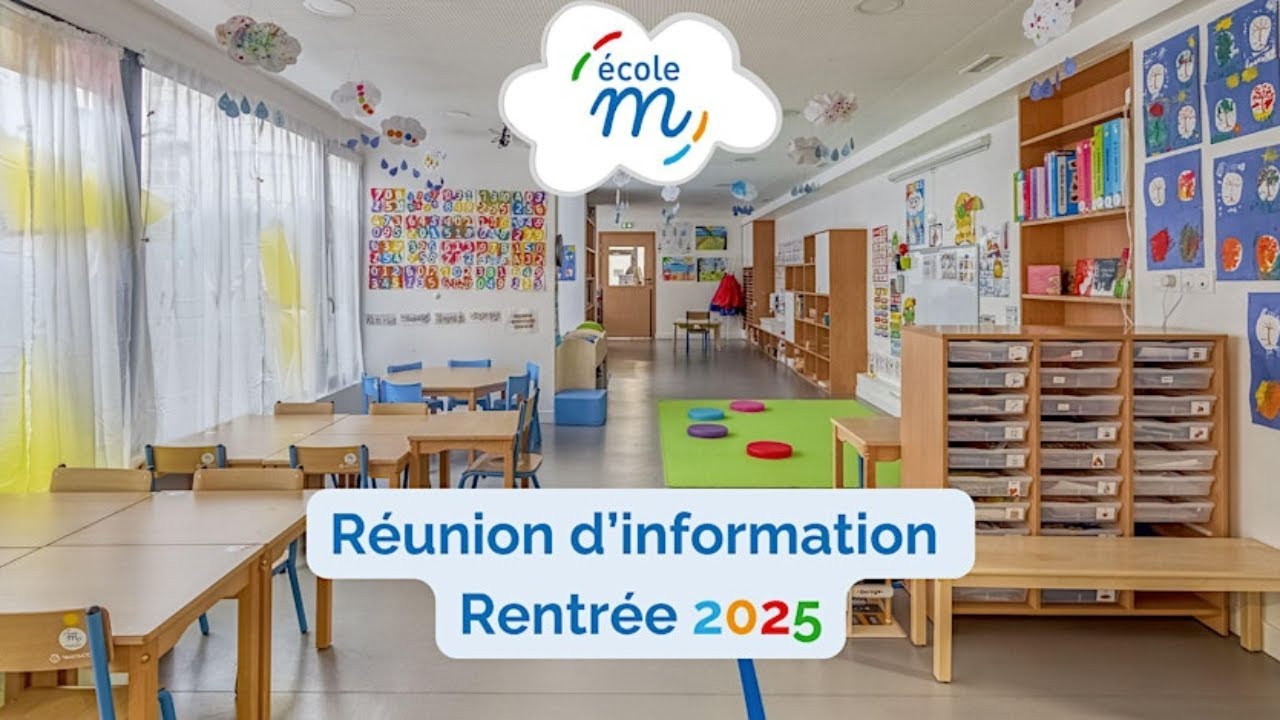 Réunion d'information de l'École M (rentrée 2025) - Janvier 2025 - YouTube