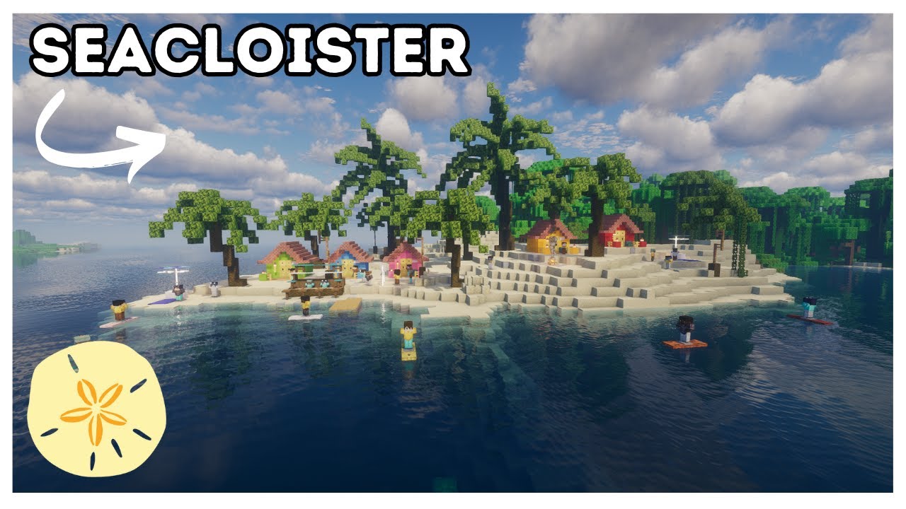 Building A Tropical Beach City City In Minecraft! - YouTube