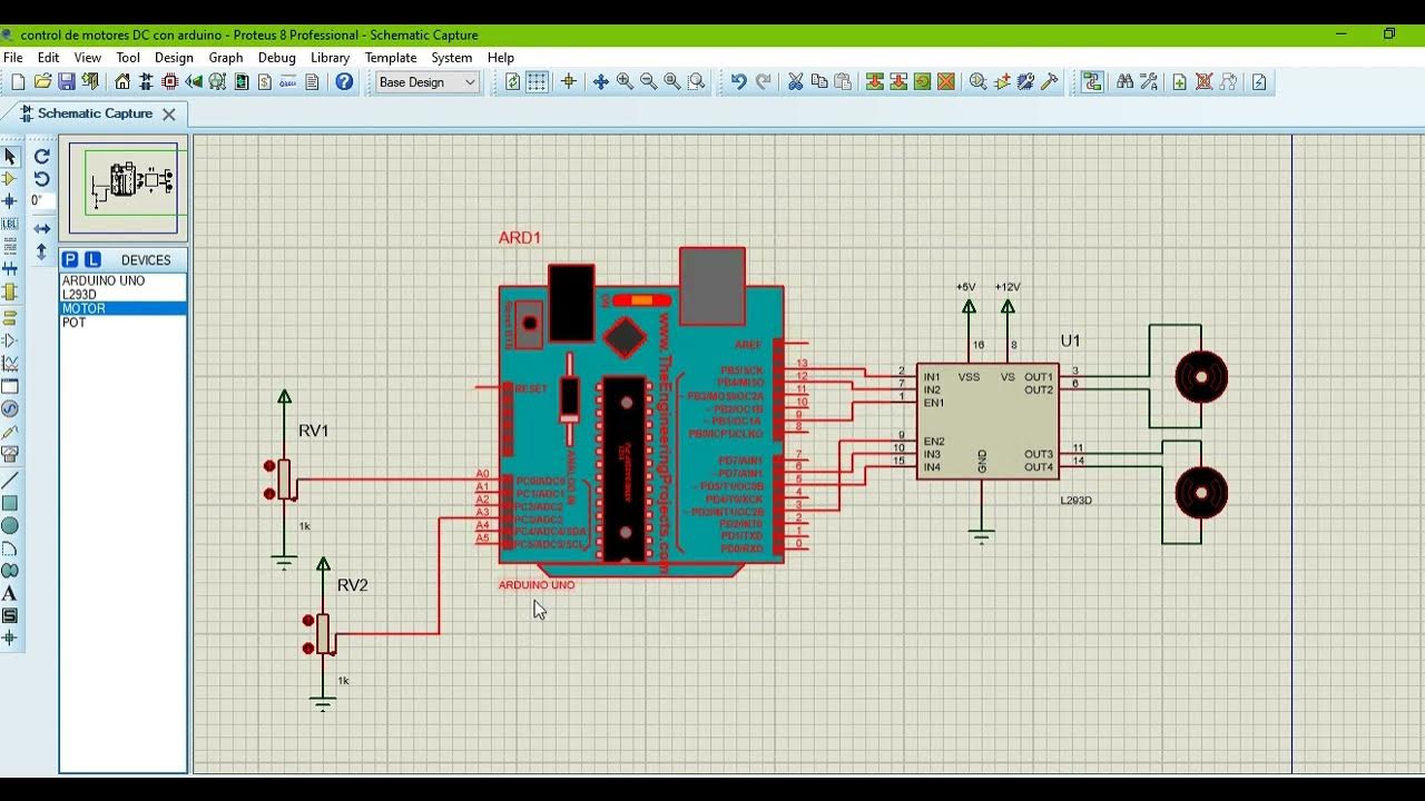 Control de motores DC con Arduino - YouTube