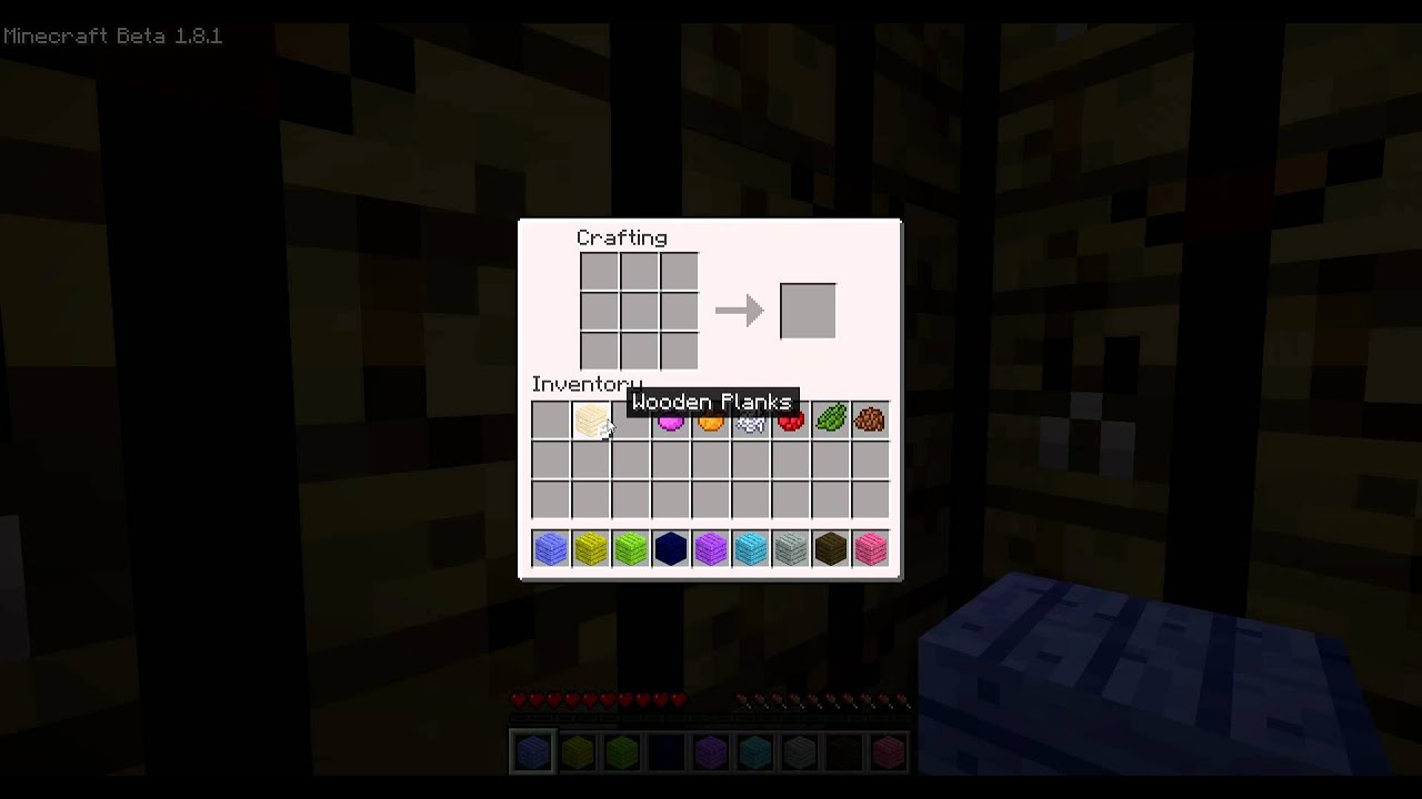 Colored Wood - Get Recolored - Crafting (MineCraft 1.8.1) - YouTube
