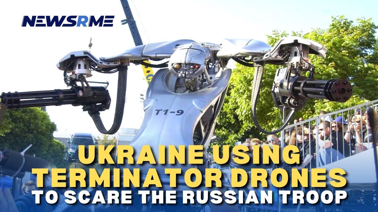 Ukraine using Terminator Drones to scare the Russian troop | Ukraine ...