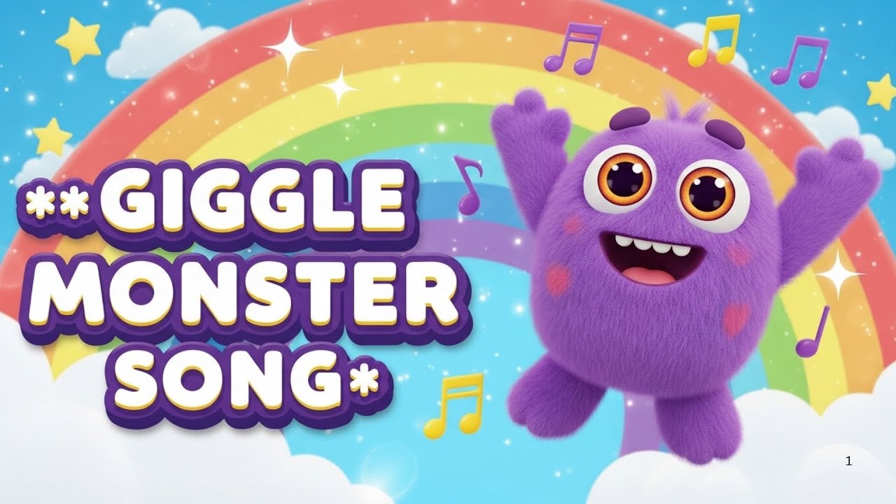 Giggle Monster Song 🎶 | Funny Monster Dance & Sing Along for Kids ...