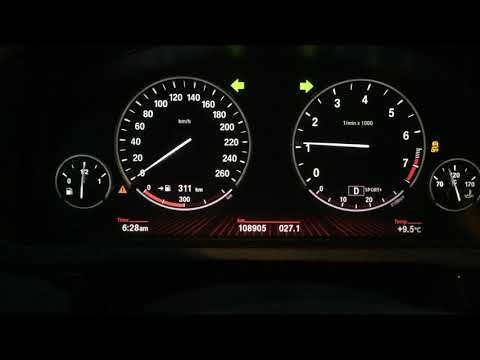 bmw F02 750LI 4.4 twin turbo acceleration from 0 to 220 km/h